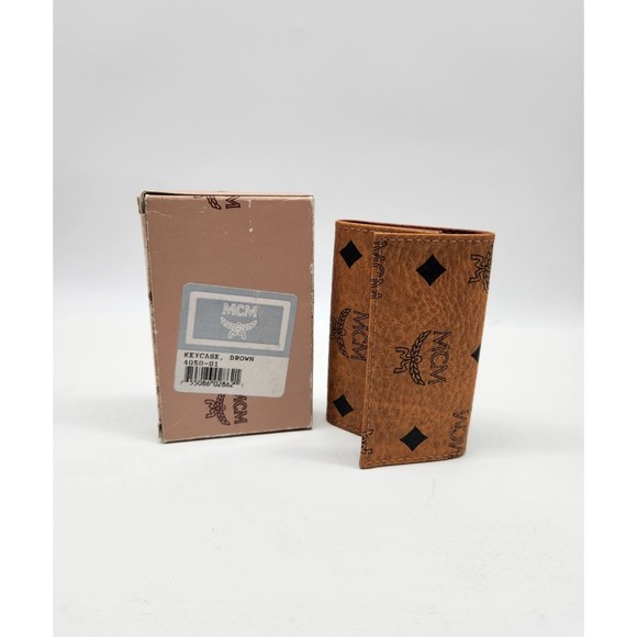 MCM | Bags | Brand New Mcm Cognac Key Holder 36mcmxei | Poshmark